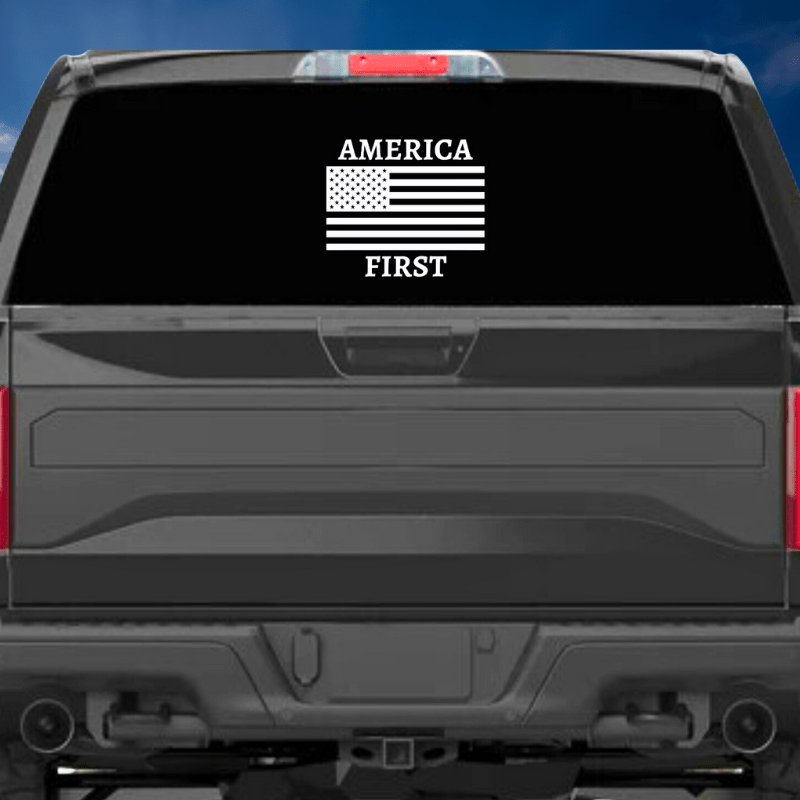 America First Decal – The Right Side Prints